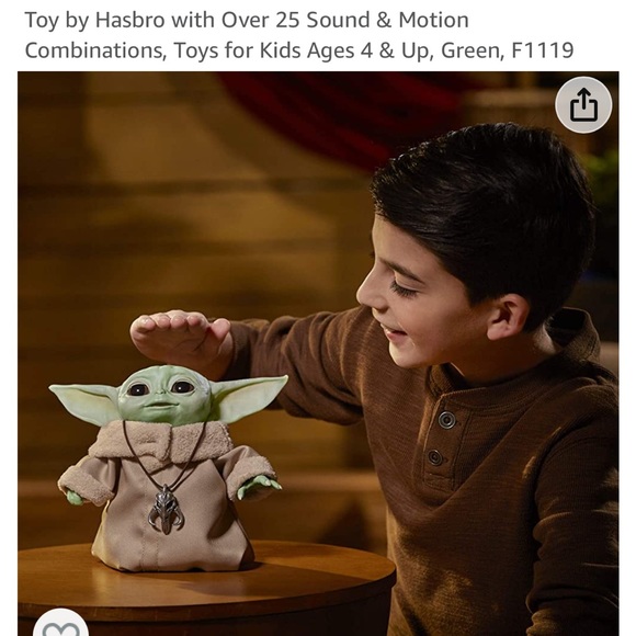 Hasbro | Toys | Star Wars Grogu Animatronic Toy Baby Yoda | Poshmark